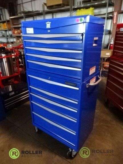 Mastercraft 30in 5-Draewr Rolling Tool Box With 5-Drawer Top Box ...