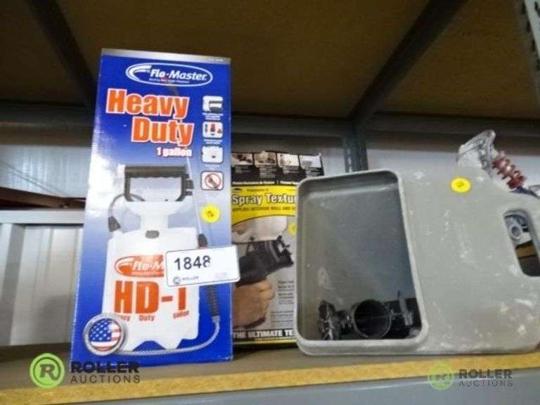 FloMaster 1-Gallon Sprayer, Homax Pneumatic II Spray Texture Gun ...