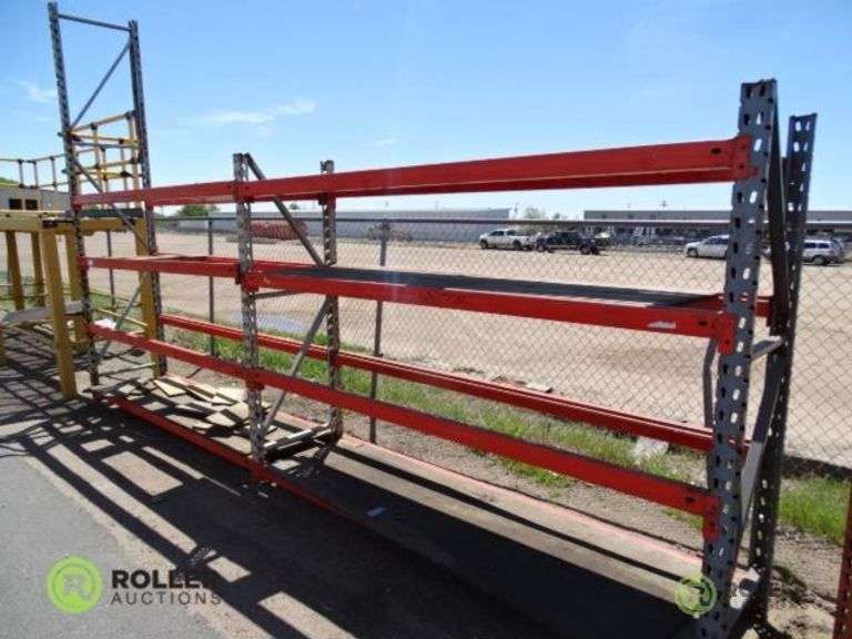 Pallet Racking Includes: (3) Uprights and (16) Cross Members (Assembled ...