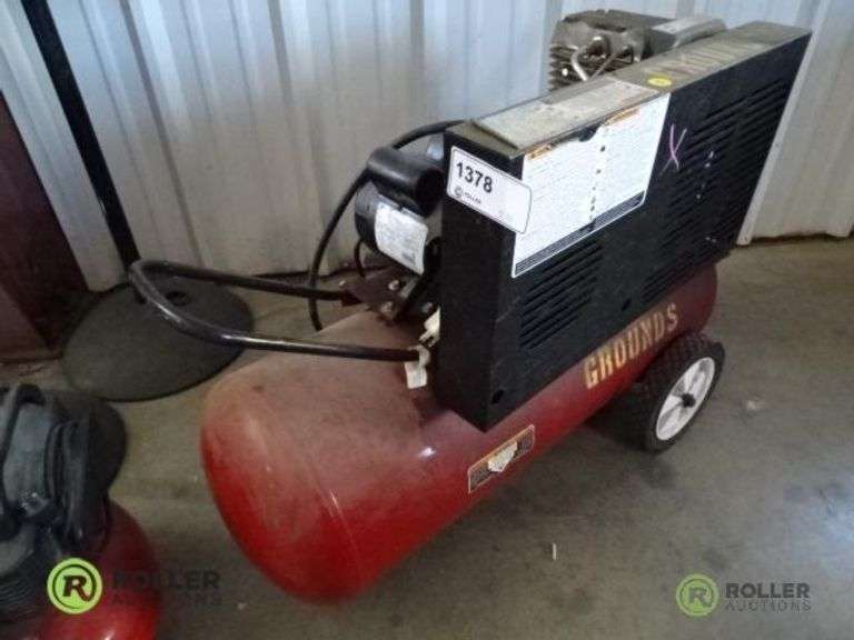 Coleman Powermate Hortizontal Air Compressor, 4.5hp Electric, 25 Gallon ...
