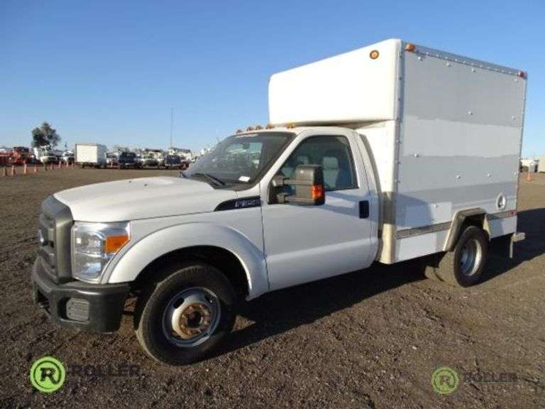 2012 FORD F350 XL SUPER DUTY BOX TRUCK, 6.2L, Automatic, Dually Mileage ...