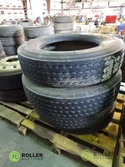 (4) Goodyear G159 265/75R 22.5 Tires - Roller Auctions