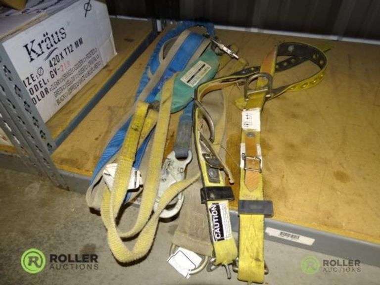 (2) Safety Belts and (2) Fall Arrestor - Roller Auctions