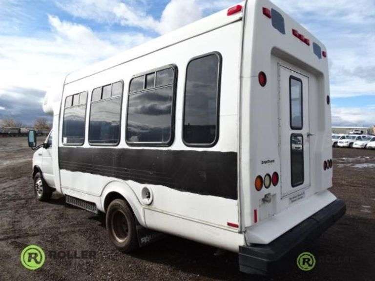 2007 FORD E450 SUPER DUTY 12-PASSENGER STAR TRANS SHUTTLE BUS, 6.8L V10 ...