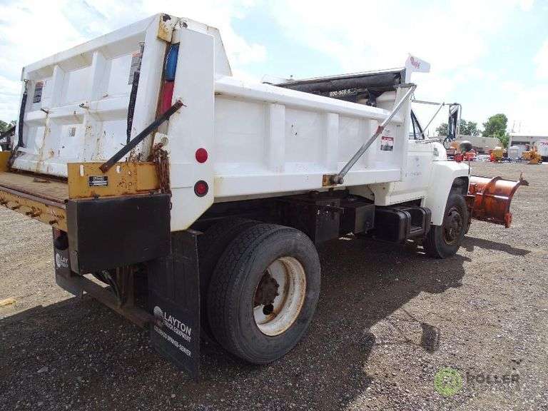 1988 FORD F800 S/A Dump Truck, Diesel, Automatic Transmission, Spring ...