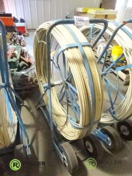 Condux 08083850 Condux Fiberglass Duct Rodder Cart - Roller Auctions