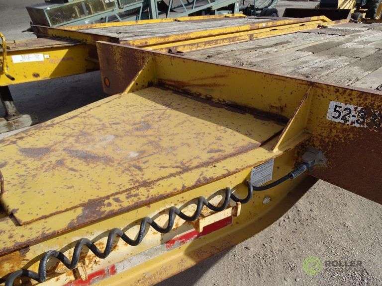 1983 EAGER BEAVER T/A Equipment Trailer, Duals, Air Brakes, 8 Ft. By 19 ...