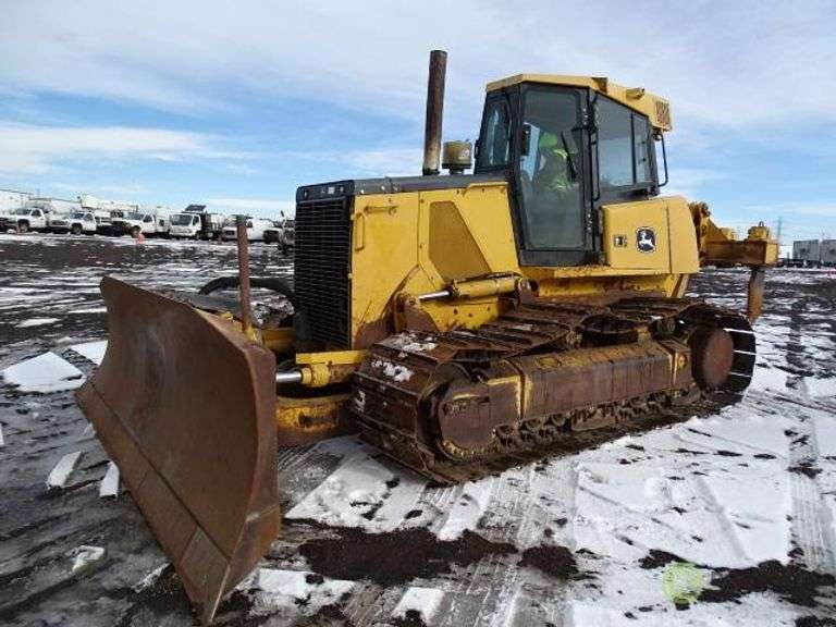 2006 JOHN DEERE 850J WLT CRAWLER / TRACTOR, MS Ripper, 6-Way Blade ...