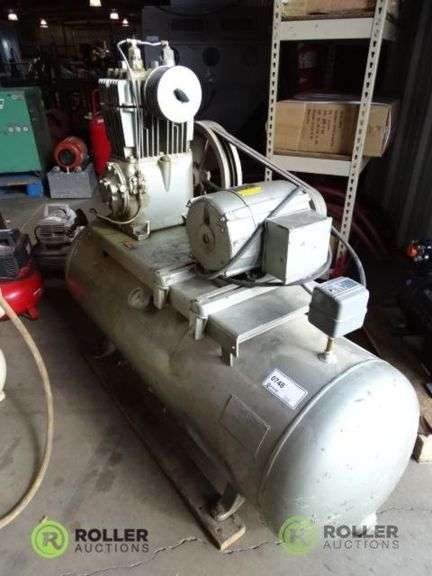 Binks 33-1035 3Hp Horizontal Air Compressor - Roller Auctions