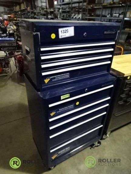 Mastercraft 27in 5-Drawer Rolling Tool Box With 4-Drawer Top Box ...