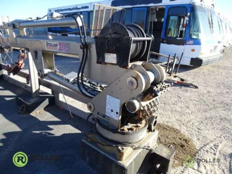 9' Kois Flatbed, Stellar 3315 Crane, 3200 LB Capacity - Roller Auctions