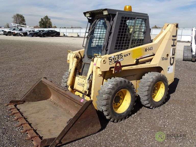 1997 GEHL 5635 SXT Skid Steer Loader, Enclosed Cab, Turbo, Auxiliary ...
