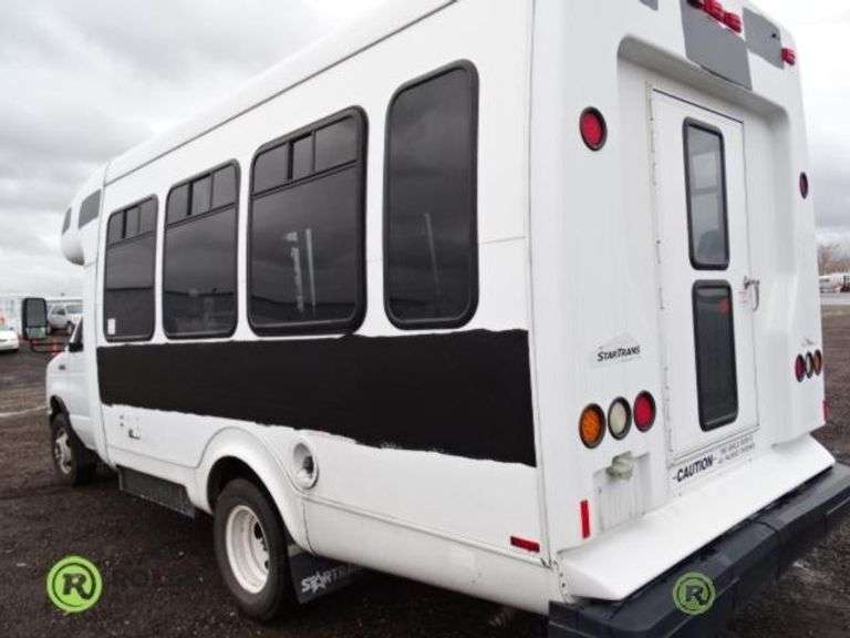 2008 FORD E450 SUPER DUTY 12-PASSENGER STAR TRANS SHUTTLE BUS, 6.8L V10 ...
