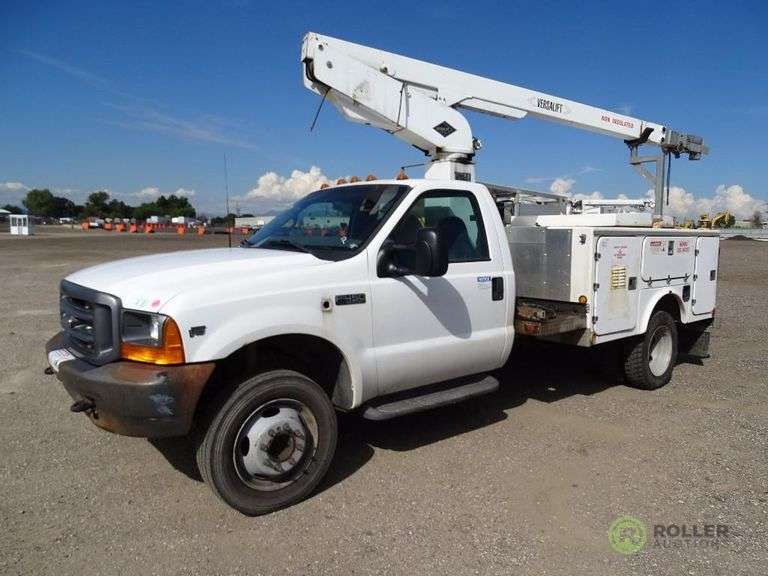 2000 FORD F450 Super Duty Bucket Truck, Triton V10, 6.8L, Automatic ...