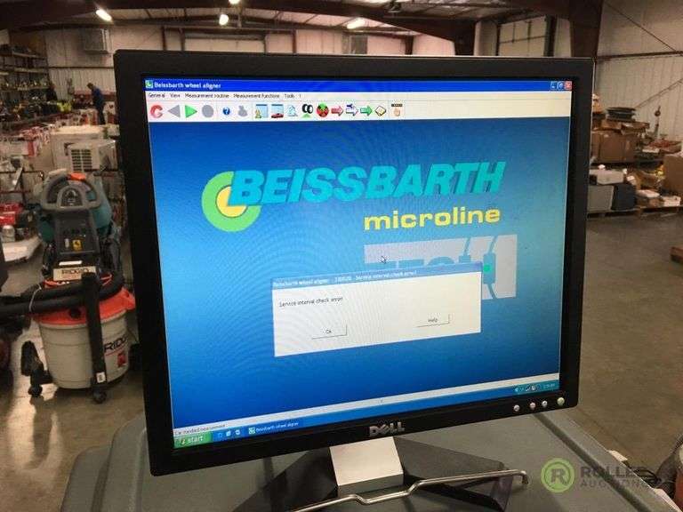 Beissbarth Microline ML8R Tech Wheel Alignment System - Roller Auctions