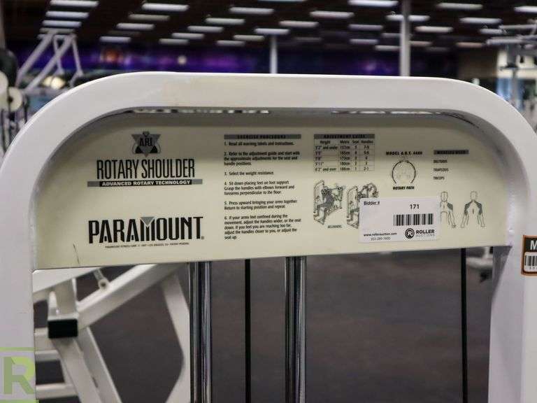Paramount ART4400 Rotary Shoulder Cable Machine - Roller Auctions