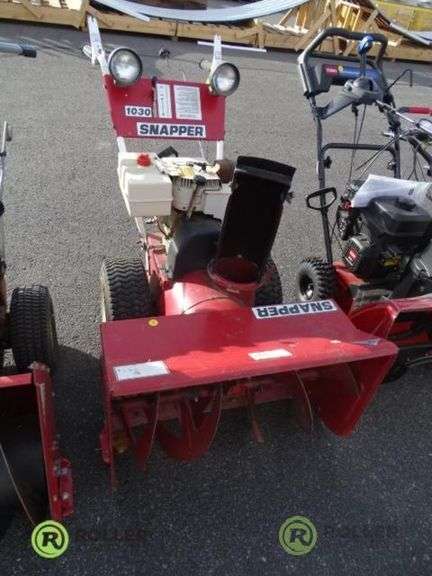 Snapper 10301 Snow Thrower, Gas, 30in, 2-Stage (Inoperable) - Roller ...