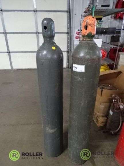 (2) UN1066 Nitrogen Tanks - Roller Auctions