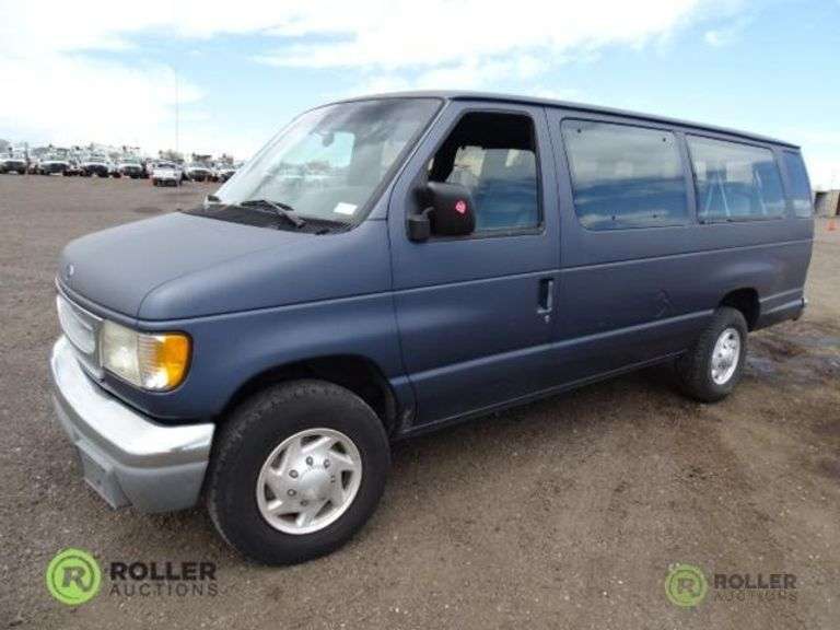 1997 FORD ECONOLINE 15-PASSENGER VAN, 6.8L V8, Automatic, ODOMETER ...