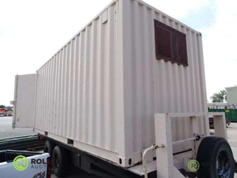 1975 HK T/A Equipment Trailer, 18ft, w/ 8ft x 8ft x 20ft Conex ...