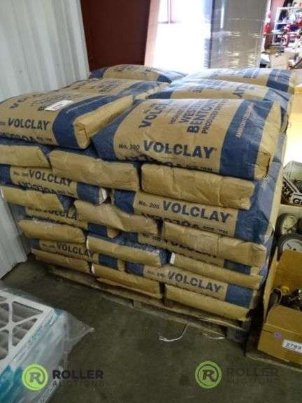 (48) 50-Lb Bags of Volclay 200 Western Bentonite - Roller Auctions