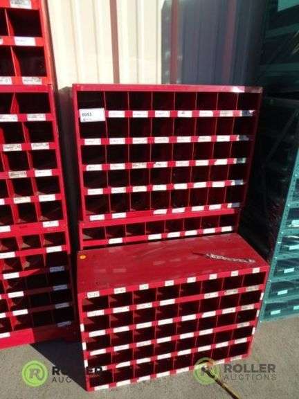 (3) Grainger 40-Selection Metal Parts Bins - Roller Auctions