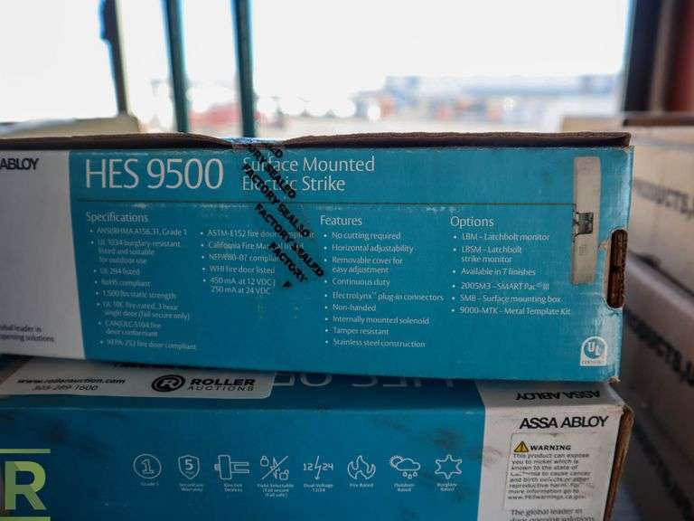 (14) Assa Abloy Hes 9500 Surface Mounted Electric Strike - Roller Auctions