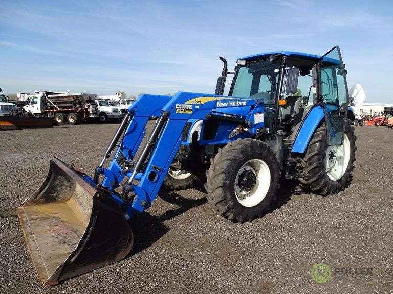 NEW HOLLAND TL90A 4WD Tractor/ Loader, 3-Pt., PTO, Mod. 830TL Loader ...