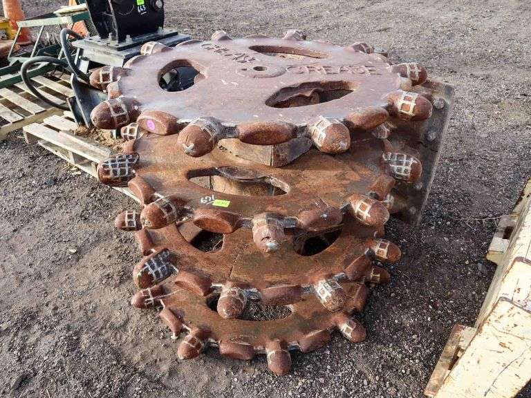 Sheepsfoot Compaction Wheel To Fit Excavator 36" - Roller Auctions