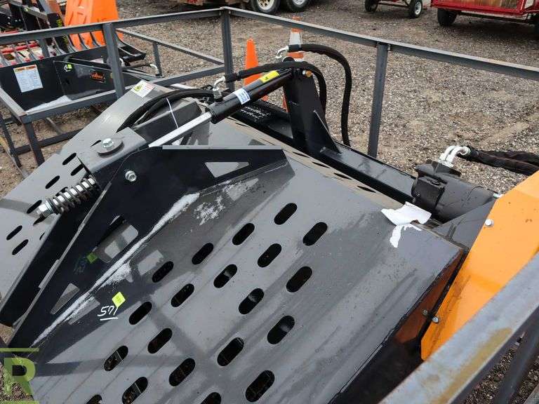 New Land Honor Hydraulic 68" Landscaping Rake Attachment To Fit Skid ...