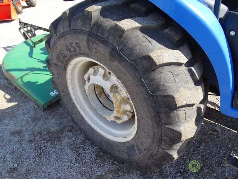 NEW HOLLAND TC45D 4WD Tractor, 3-PT., PTO, With Bush Hog 72in Deck ...