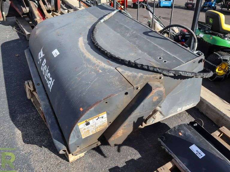 Bobcat Sweeper Attachment To Fit Skid Steer, 60", Inoperable - Roller ...