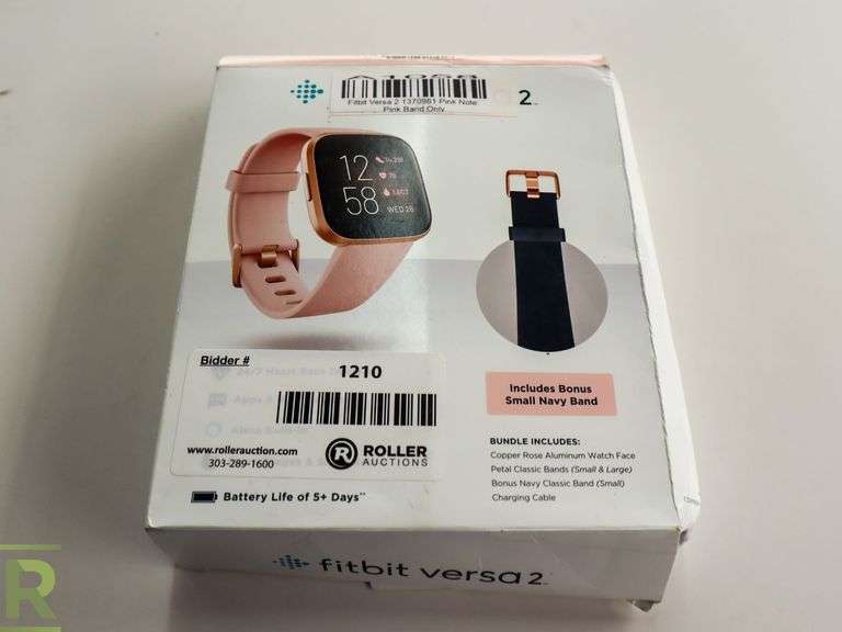 Fitbit Versa 2 Pink Note: Pink Band Only - Used - Roller Auctions