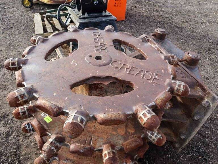 Sheepsfoot Compaction Wheel To Fit Excavator 36" - Roller Auctions