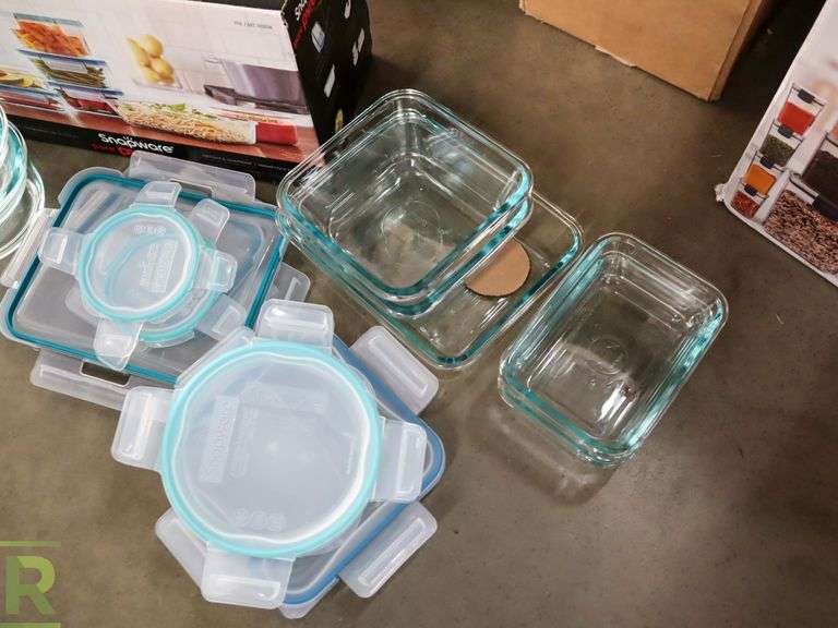 (1) Pyrex 18pc Snapware Glass Set W/ Lids - Open Box/Never Used (1 ...