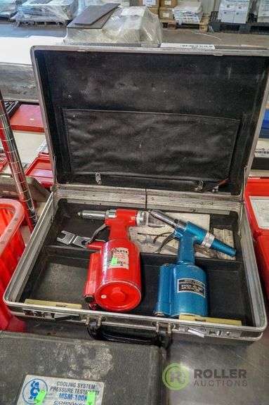Matco 1/4in Air Rivet Gun and Central Pneumatic Air Riveter - Roller ...