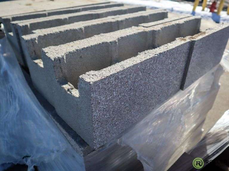 Pallet of Basalite Retaining Wall Block - Roller Auctions