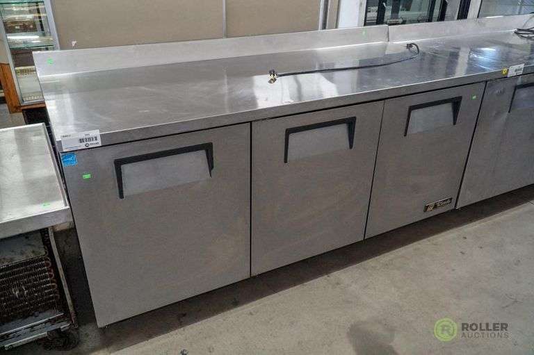 True TWT-72 72in Stainless Steel 3-Door Refrigerated Work Top on ...