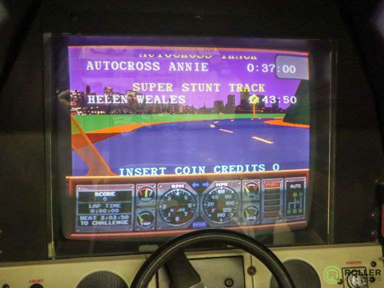 Atari Race Drivin' Arcade Game - Roller Auctions