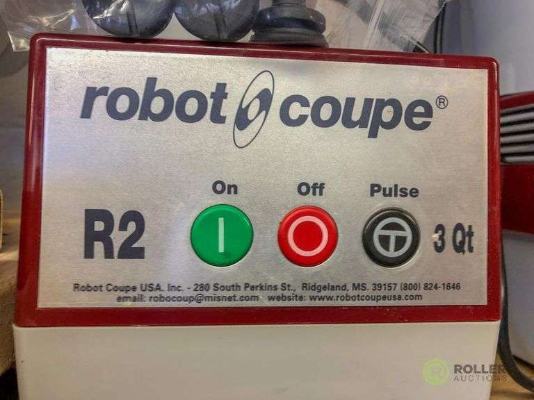 Robot Coupe R2 Food Processor, 3Qt With Extra Blades - Roller Auctions