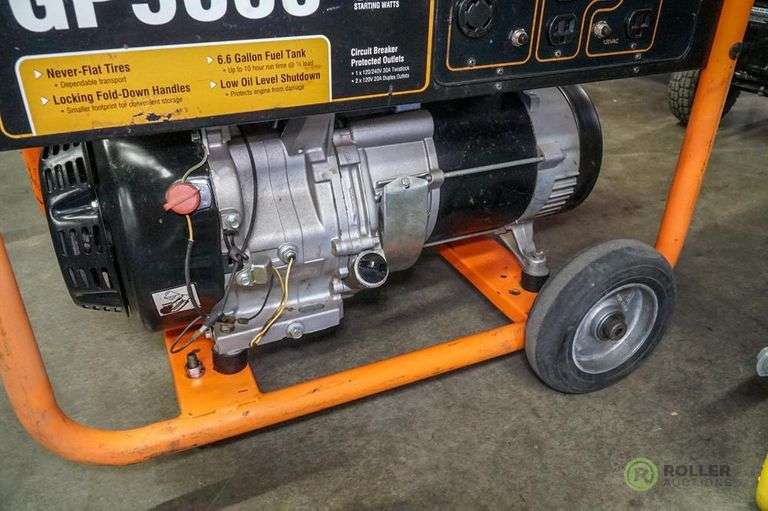 Generac GP5000 Generator, Gas - Roller Auctions