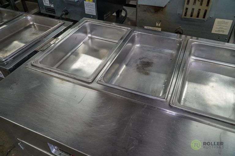 Wells 400-T 60in 4-Well Steam Table With Lower Cabinet - Roller Auctions