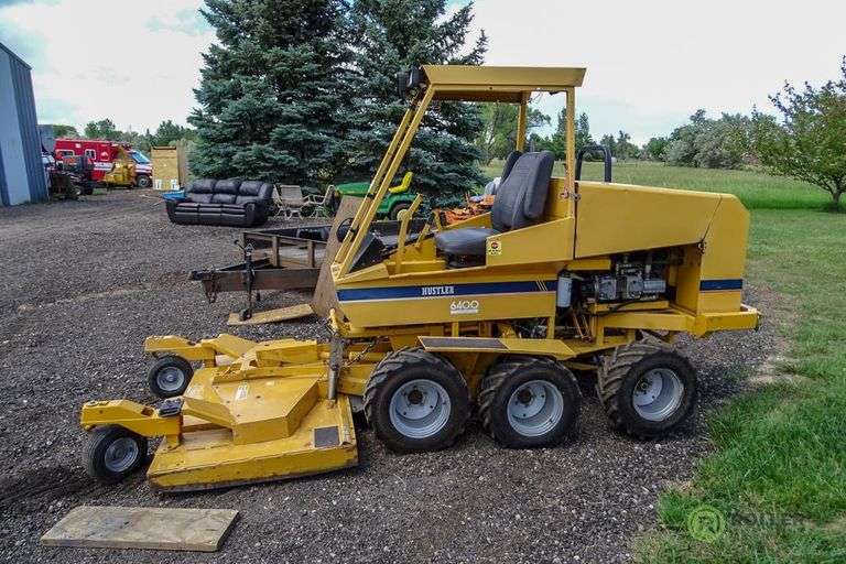 Hustler 6400 Commercial Ride-on Side Hill Mower, 72in Mower Deck ...