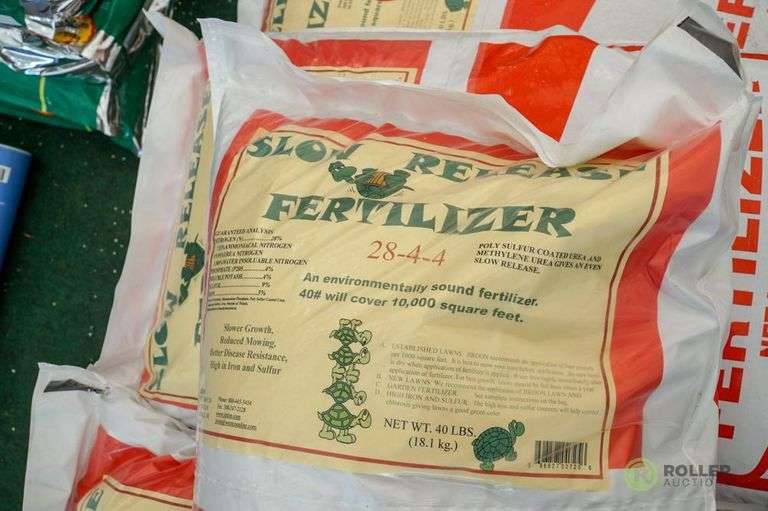 (12) Bags of Jirdon Slow Release Fertilizer - Roller Auctions