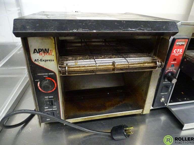 (2) Conveyor Toasters; APW Wyott, Waring Commercial - Roller Auctions (2) Conveyor Toasters; APW Wyott, Waring Commercial - Roller Auctions