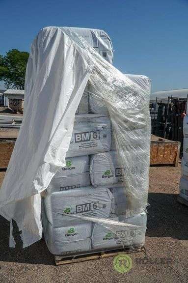 (22) Bags Of Berger BM6 Optimal Porosity Mix - Roller Auction