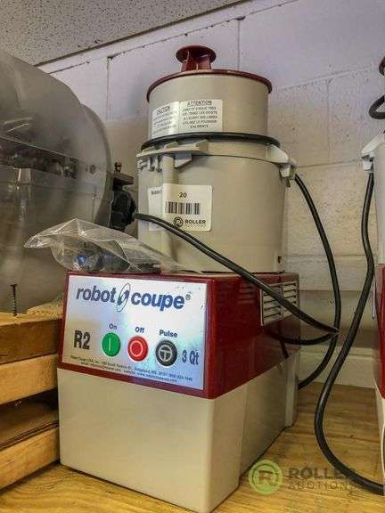 Robot Coupe R2 Food Processor, 3Qt With Extra Blades - Roller Auctions