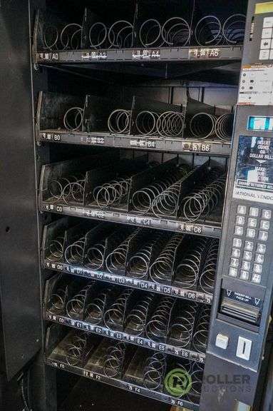 Crane National Vendors 158 Vending Machine with Keys - Roller Auction