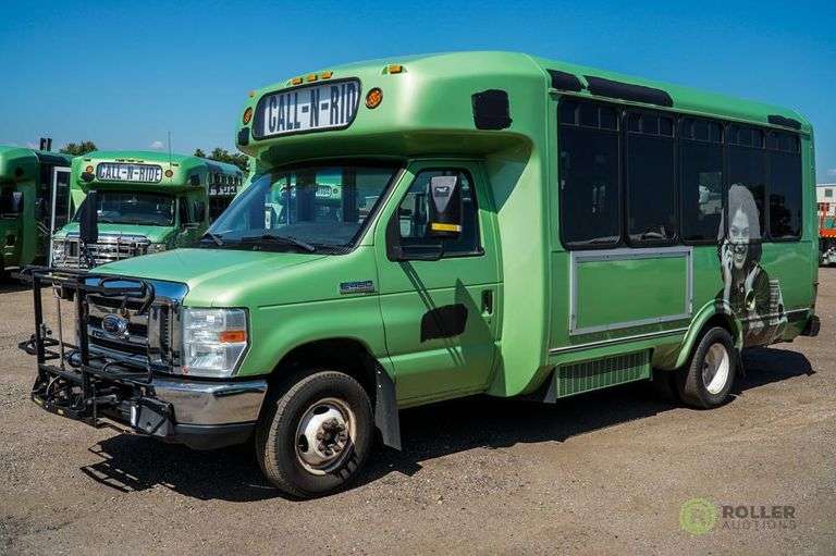 2011 ELD E450 SUPER DUTY 14-PASSENGER SHUTTLE BUS, 5.4L, Automatic ...