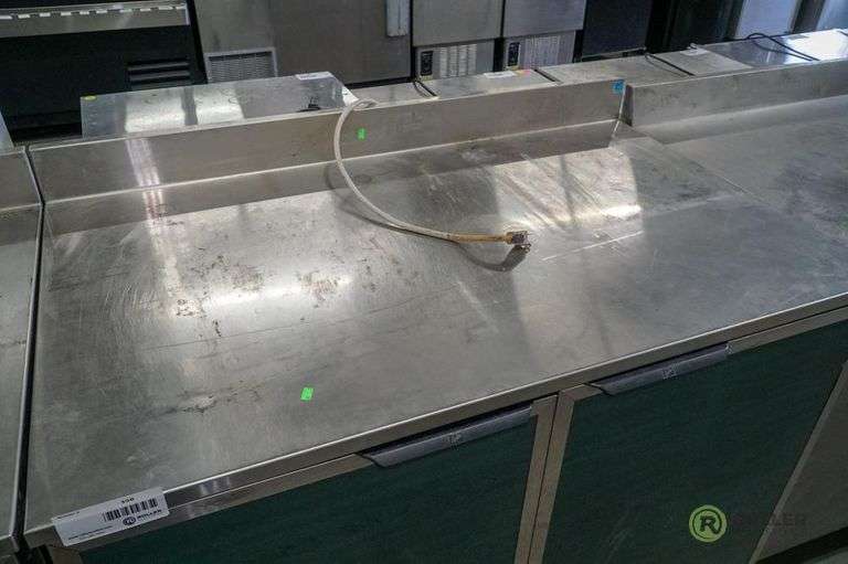 Duke RUF-48-M 48in Stainless Steel 2-Door Refrigerated Work Top on ...